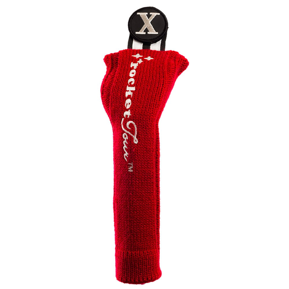 The Shorty - Red - White Logo – Rocket Tour Golf