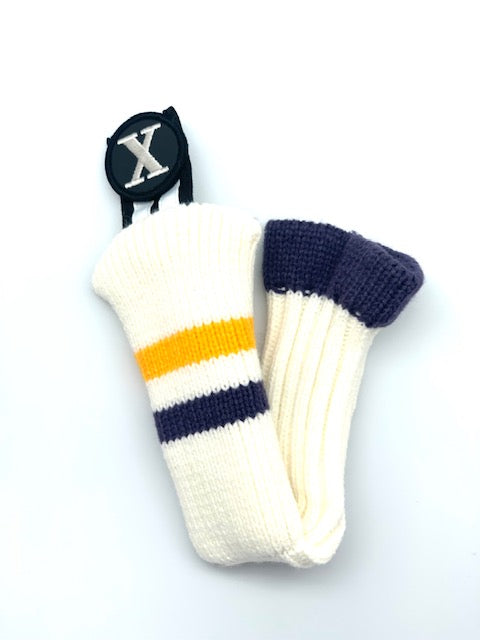 Two Stripe White w/ Purple & Yellow Stripes - NEW! All Sizes – Rocket ...